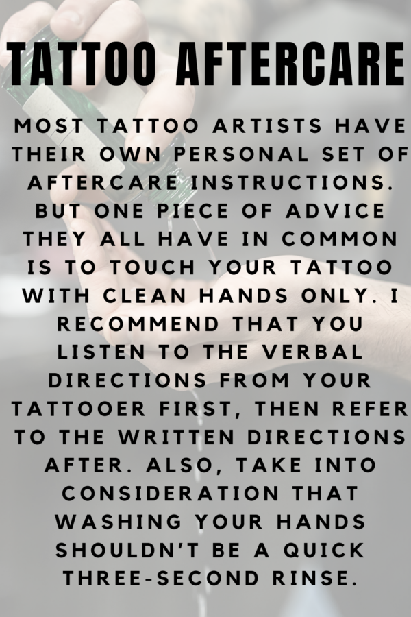 Tattoo Aftercare – A Guide To Your First Ever Tattoo - Tattoo Glee
