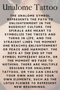 Decoding the Unalome Tattoo - Its History & Meaning - Tattoo Glee
