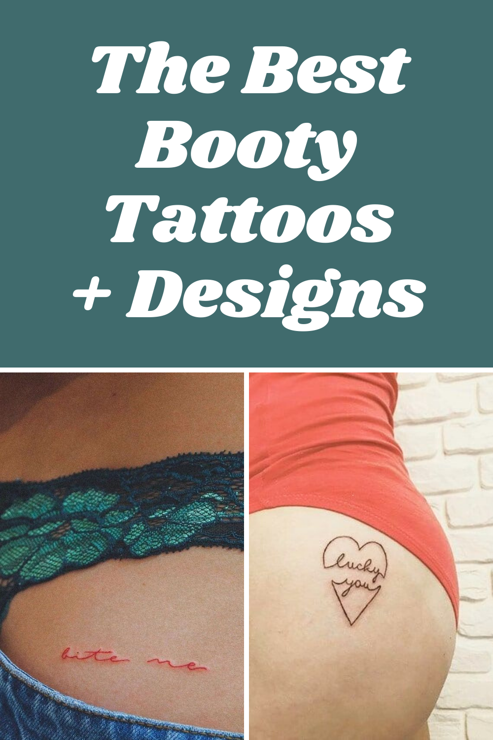 Sexy Girl Butt Tattoos