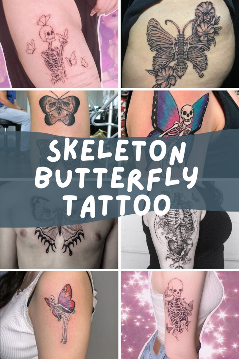 73 Unique Butterfly Skull Tattoo Ideas (+ Deeper Meaning) - Tattoo Glee