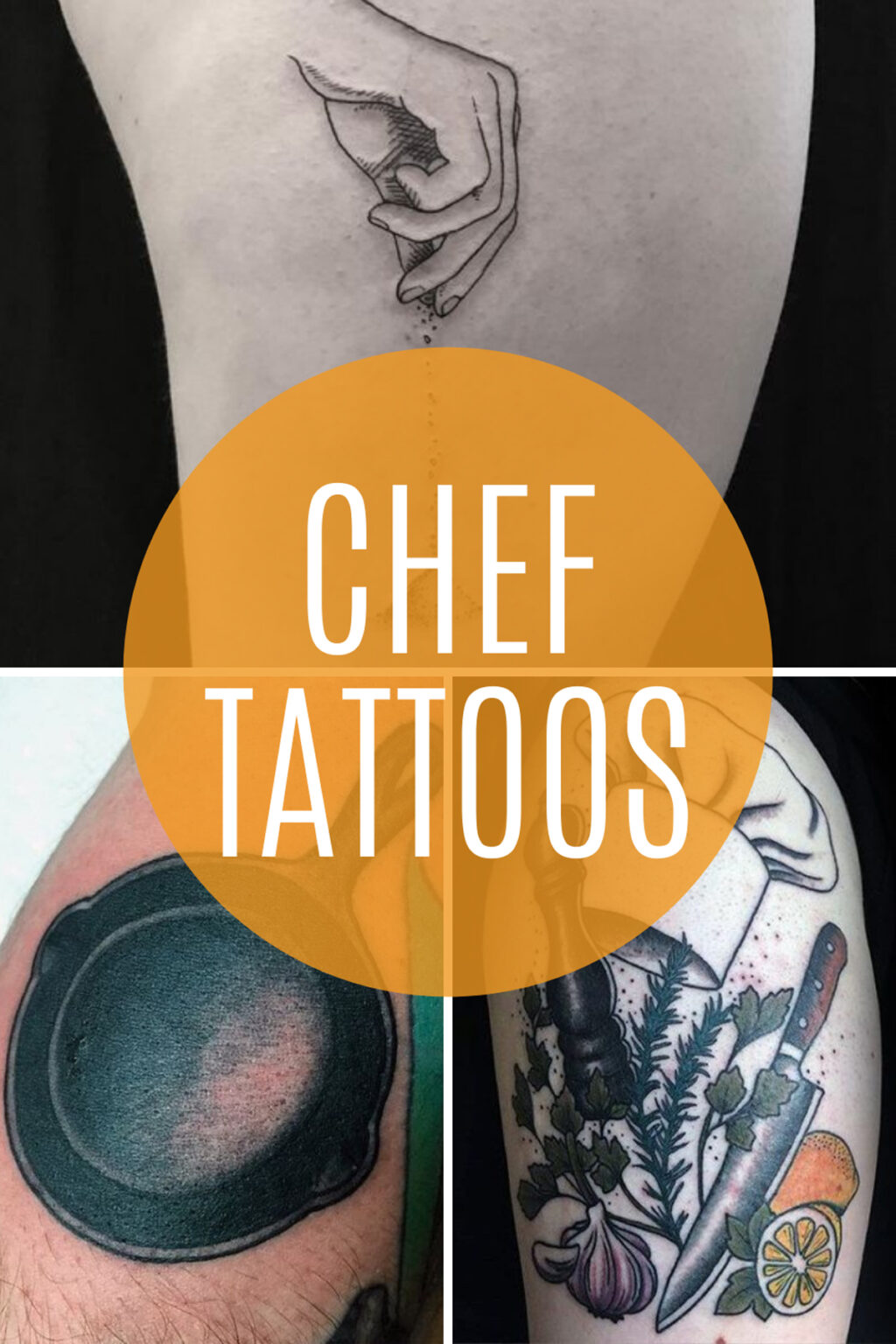 57 Mouth Watering Chef Tattoos + Designs - Tattoo Glee