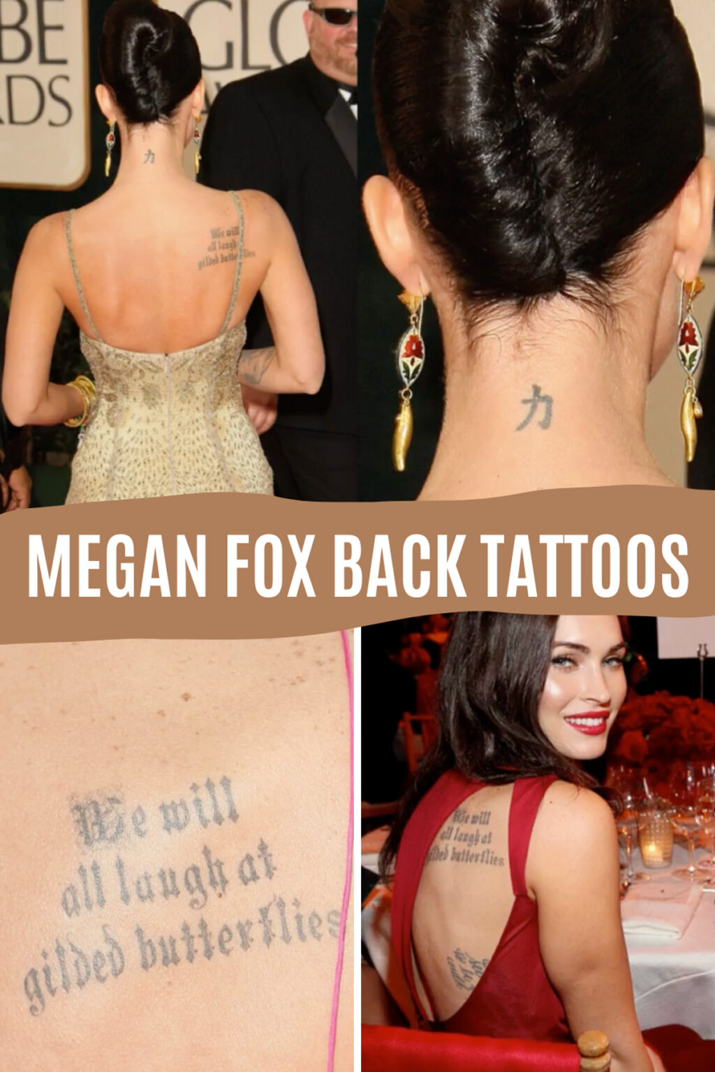 Famous Megan Fox Tattoo Designs Her Removal Tattoo Glee