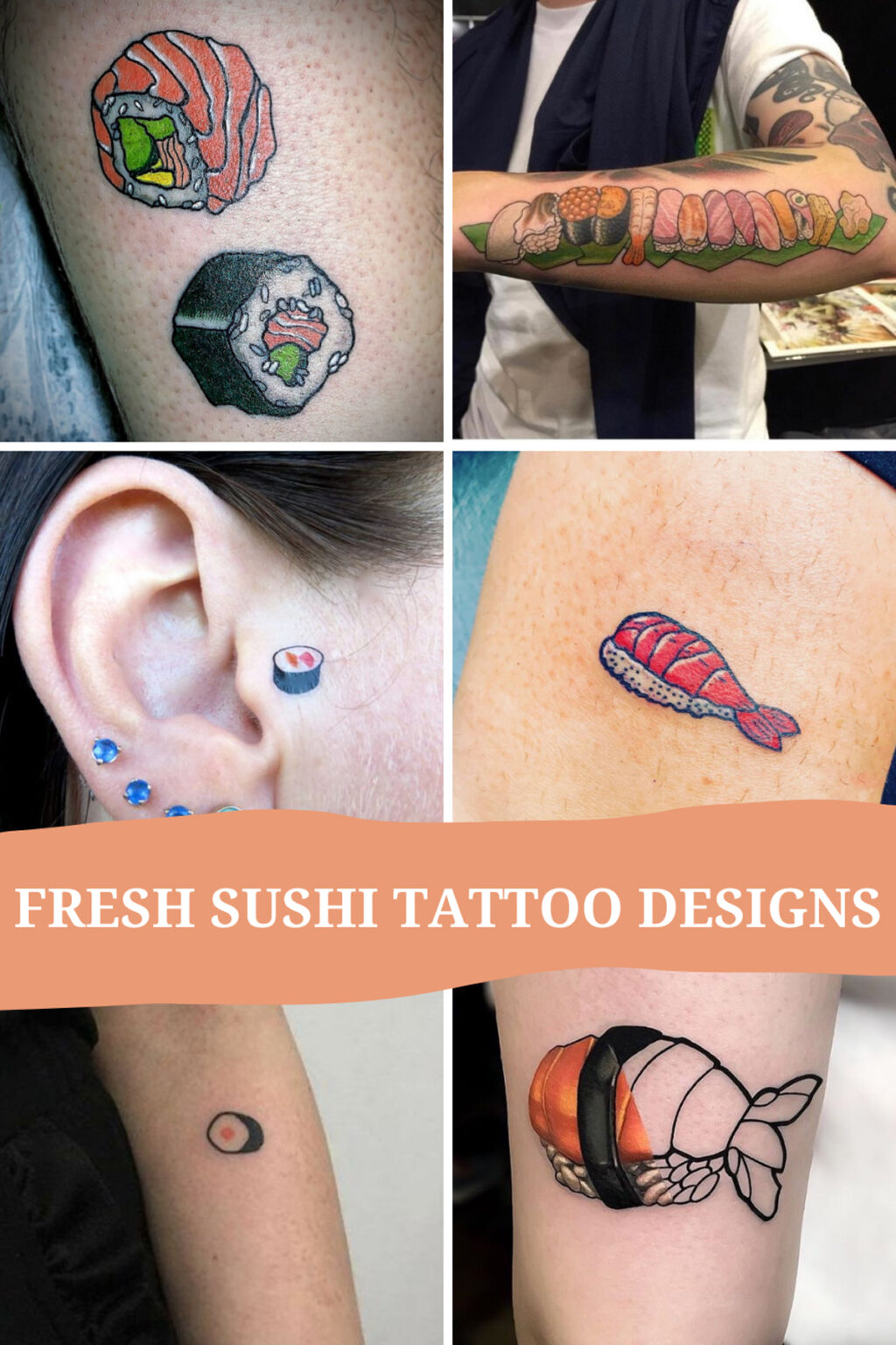 Fresh Sushi Tattoo Designs + Fun Inspiration - Tattoo Glee