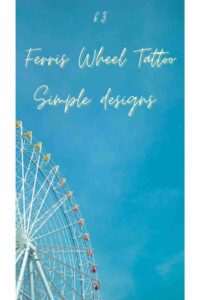 63 Ferris Wheel Tattoo Simple Designs - Tattoo Glee