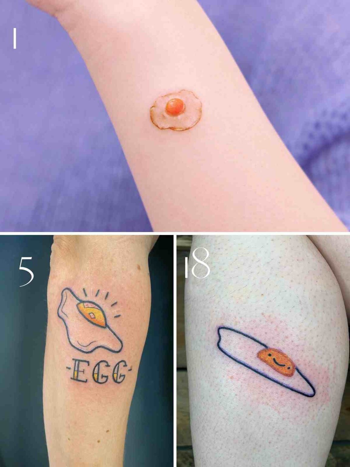43 Egg-cellent Egg Tattoos For Small Breakfast Mornings - Tattoo Glee