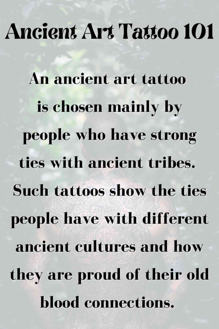 Ancient Art Tattoo Ideas & Description - Tattoo Glee