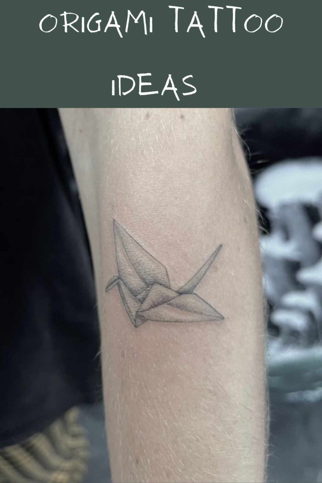 100+ Origami Tattoo Ideas - Tattoo Glee