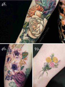 87 Ranunculus Tattoo Flower Ideas - Tattoo Glee