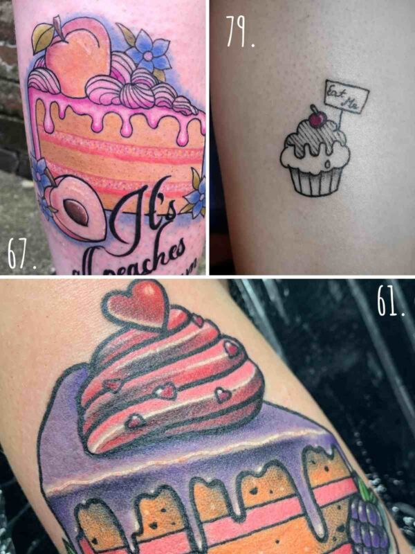 113+ Epic Cake Tattoos Meaning, Ideas & Design Photos - Tattoo Glee