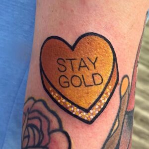 Top Loveable Candy Heart Tattoo Ideas - Tattoo Glee