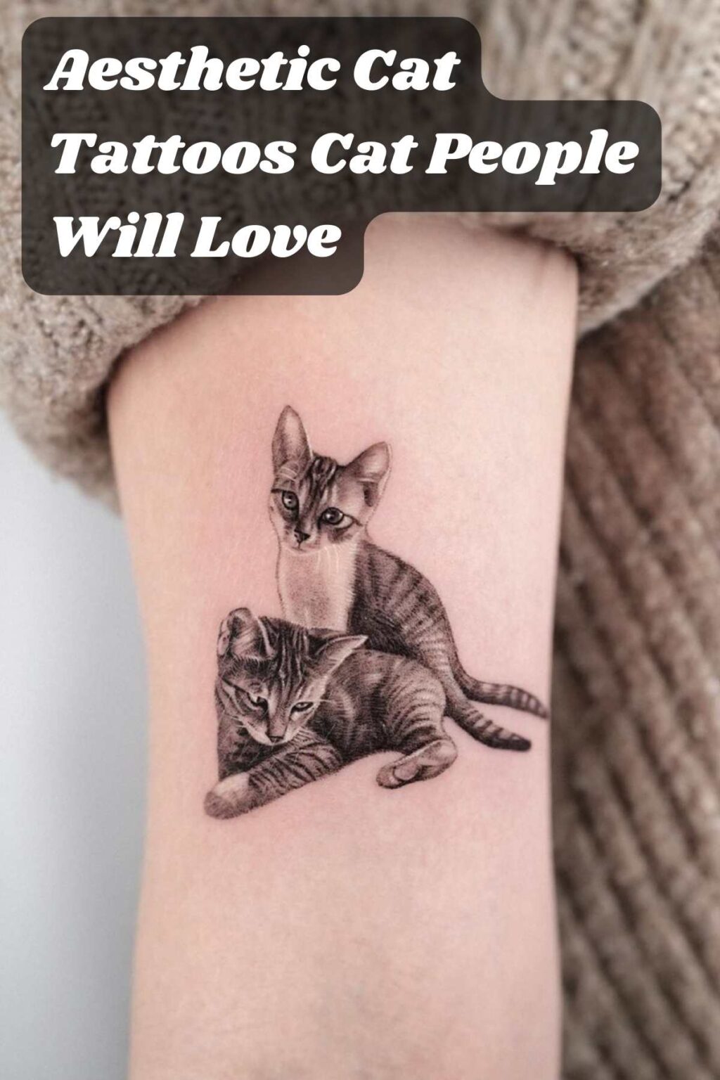 Aesthetic Cat Tattoos For Feline Lovers - Tattoo Glee