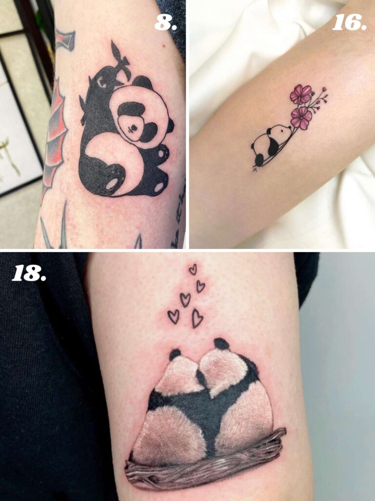 Cute Panda Tattoo Ideas for Animal Lovers - Tattoo Glee
