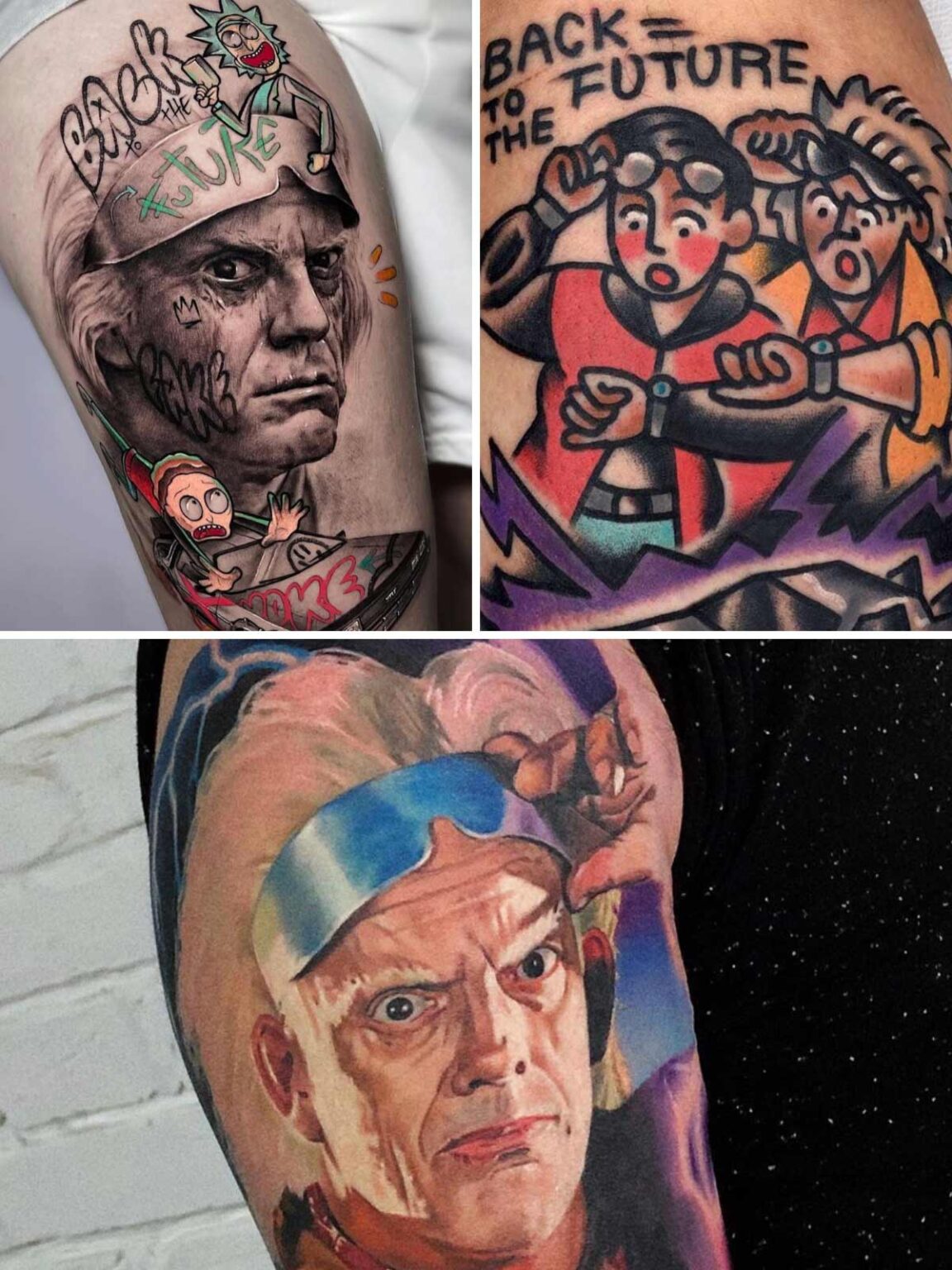 43 Back to the Future Tattoos With Marty, Doc, and the DeLorean ...