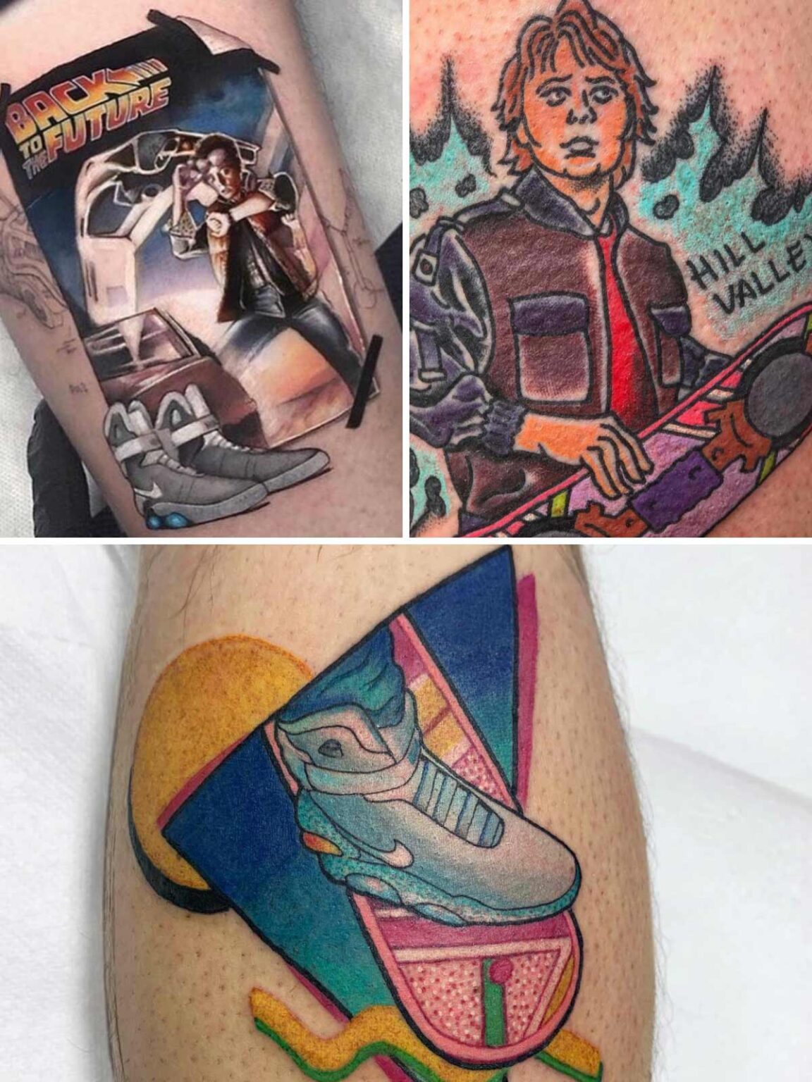 43 Back to the Future Tattoos With Marty, Doc, and the DeLorean ...